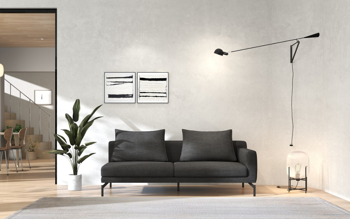 シャープで洗練されたスタンダードソファ- LENIS レニス | ソファ専門店FLANNEL SOFA